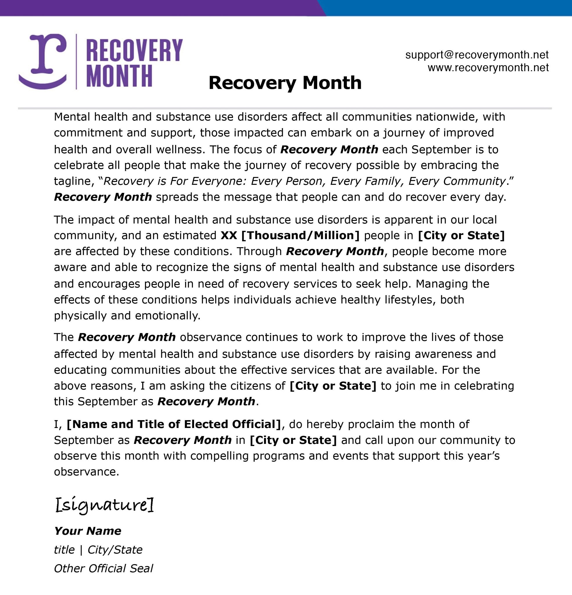 Recovery Month, September 2024 - Modern Recovery Services